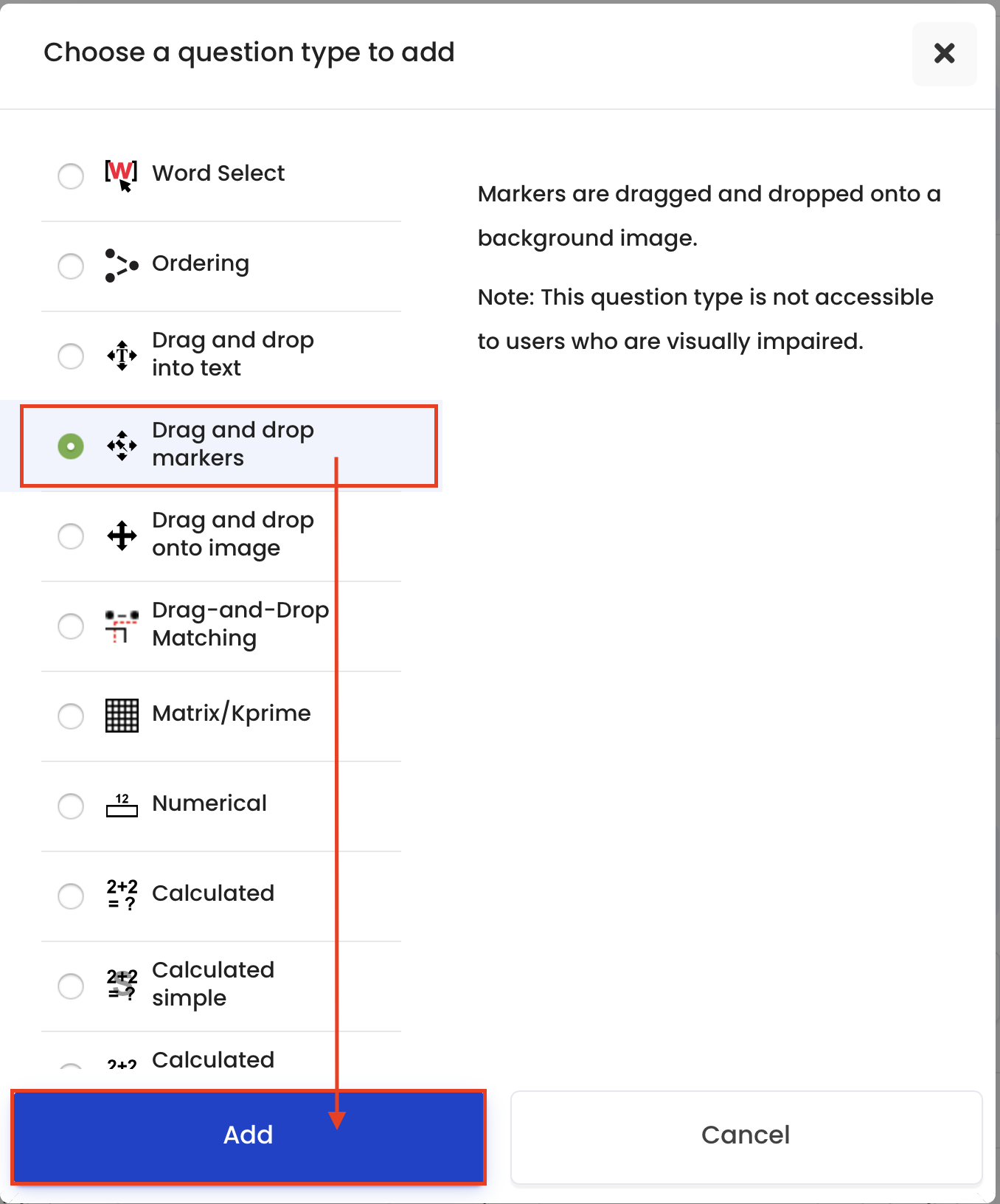 Drag and drop markers - Knowledge Base