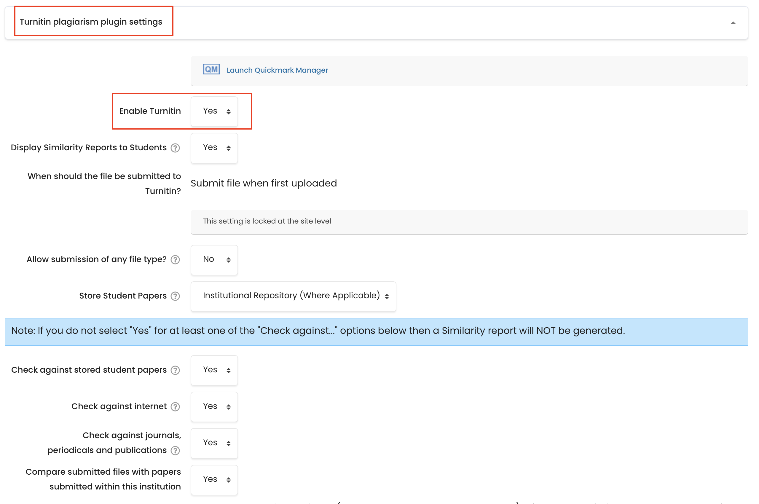 Assignment settings - Knowledge Base